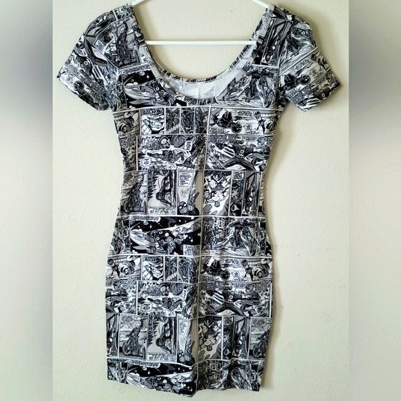 marvel comics | Dresses | Marvel Comics Womens Bodycon Mini Dress ...